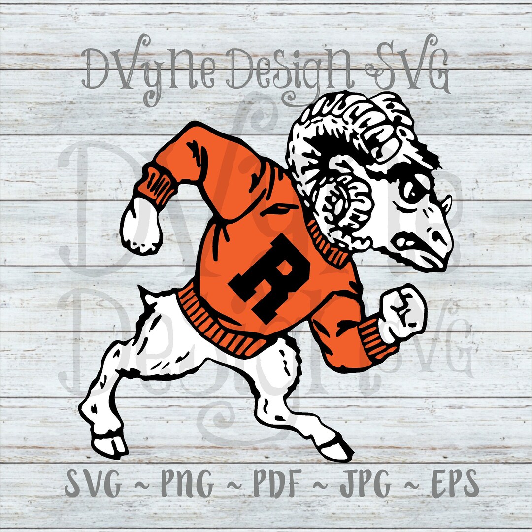 Ram Mascot SVG, Raceland Ram Mascot Sports Digital Cut File for ...