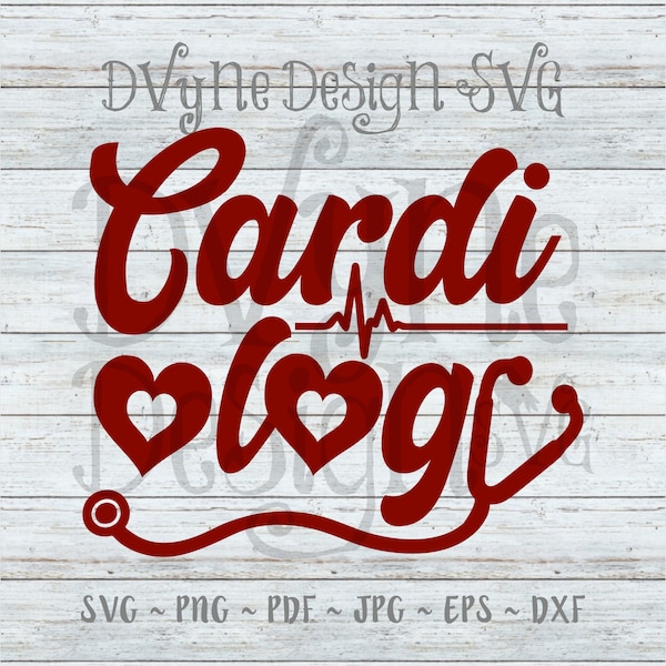 Cardiology Svg - Etsy