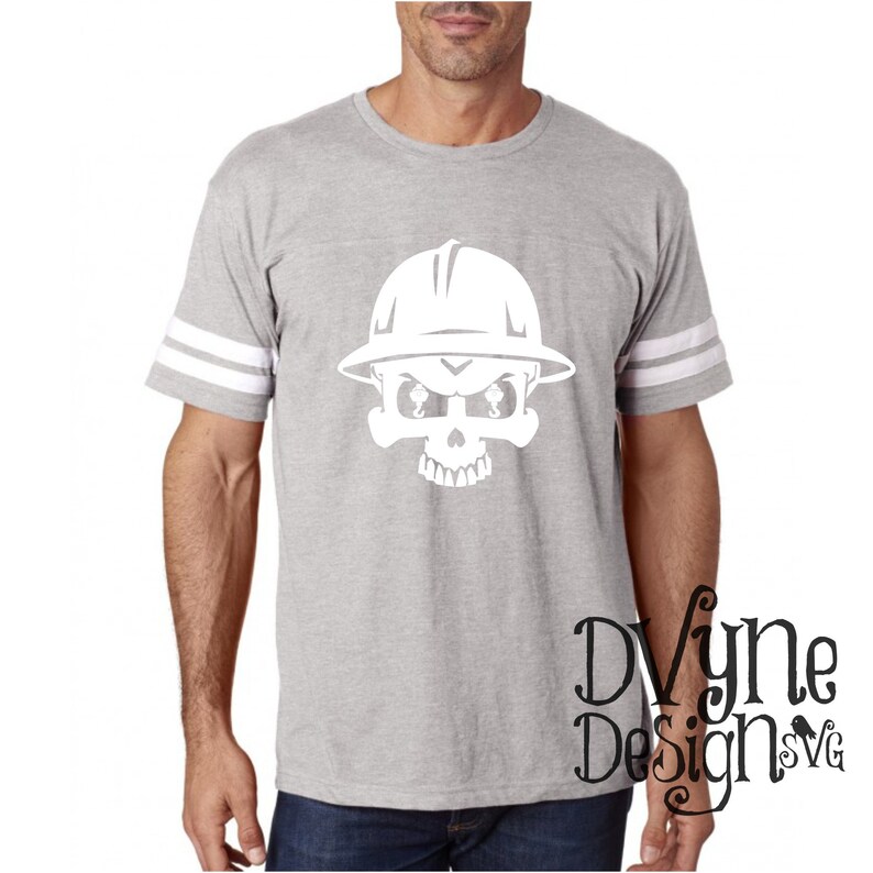 Crane Operator Skull Hard Hat SVG Crane Operator or Rigger - Etsy