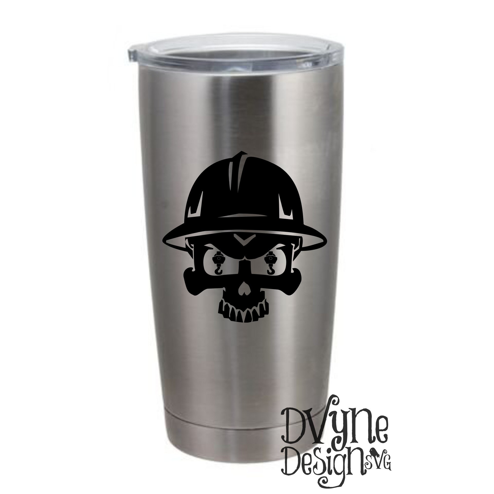 Crane Operator Skull Hard Hat SVG Crane Operator or Rigger - Etsy