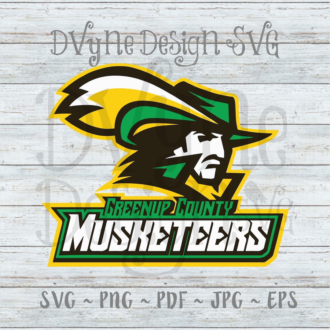 Greenup County Musketeers SVG, Musketeers Digital Cut File for ...