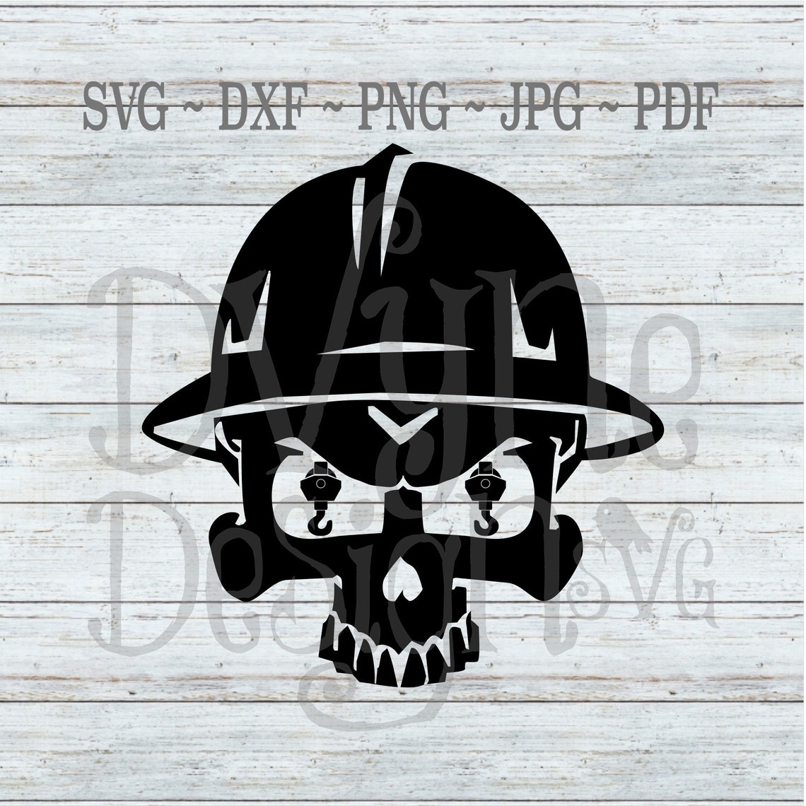 Crane Operator Skull Hard Hat SVG Crane Operator or Rigger - Etsy Canada