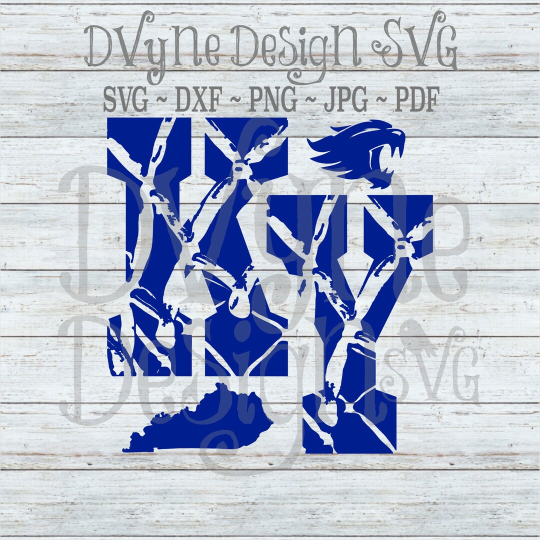 KY Basketball SVG, Kentucky Wildcat Basketball SVG for Silhouette or ...