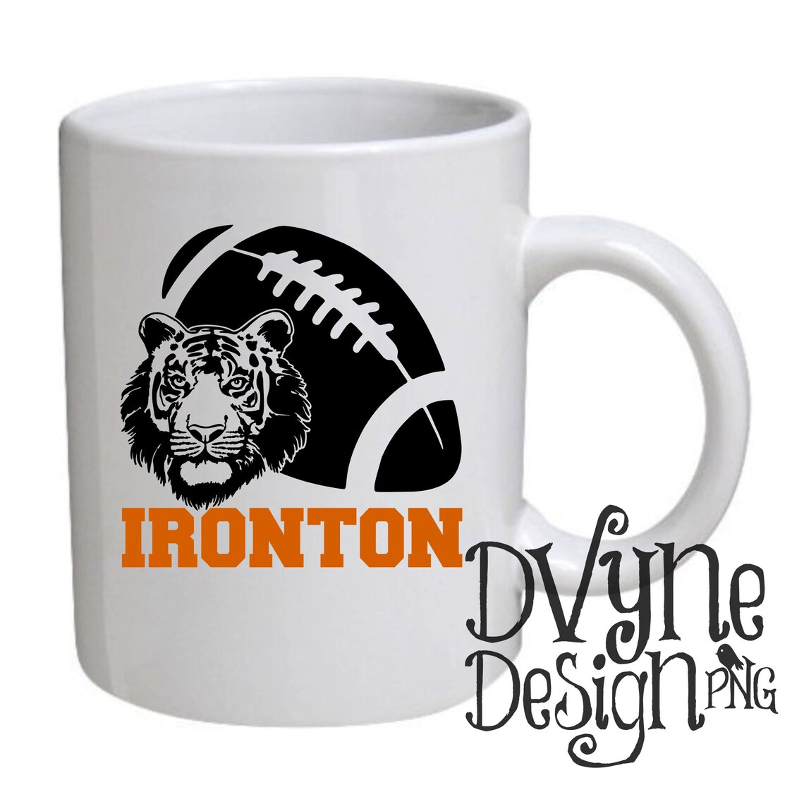 Tiger Football SVG Ironton Tigers Football Digital Cut File | Etsy