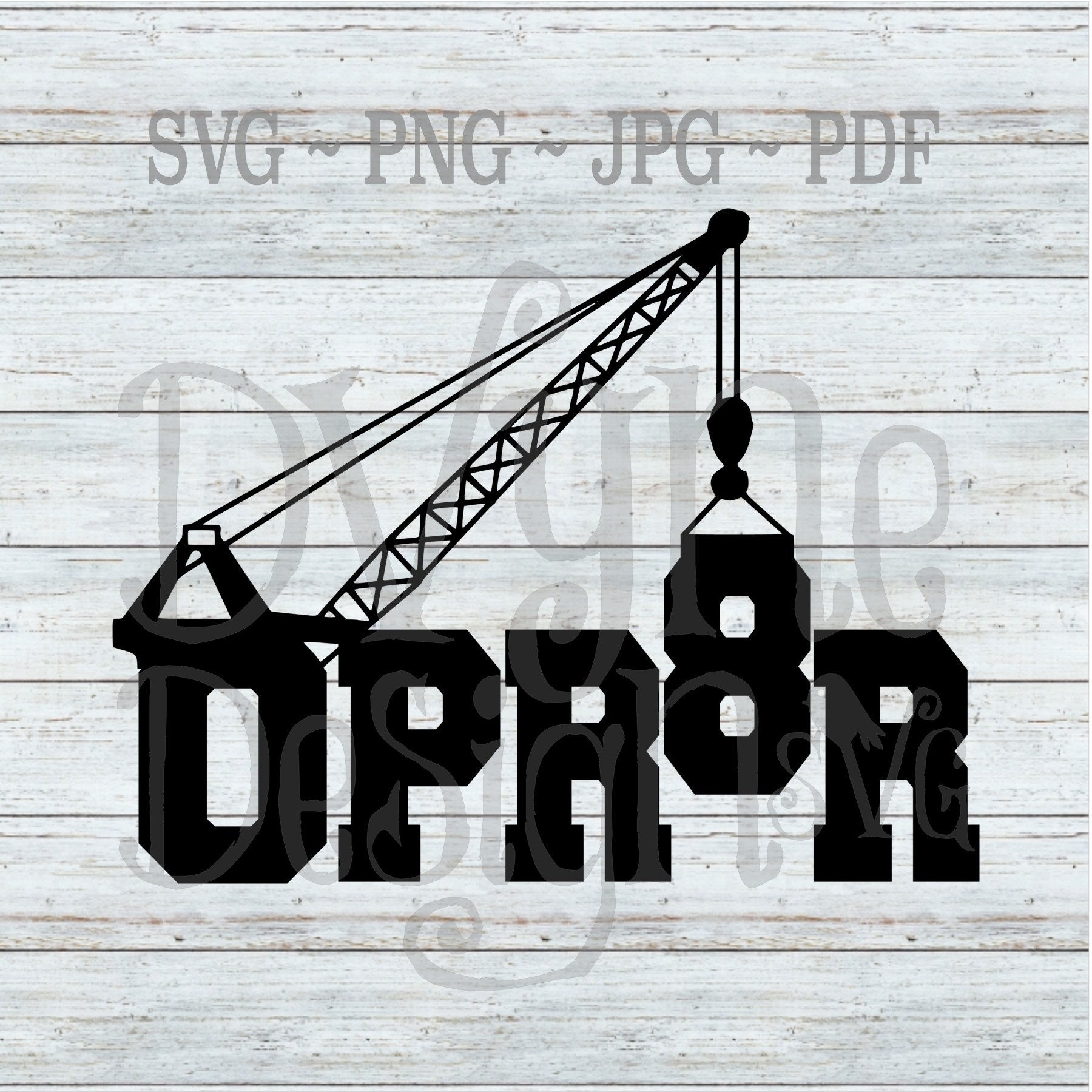 Papercraft Construction Crane svg Louisiana SVG Louisiana Crane ...