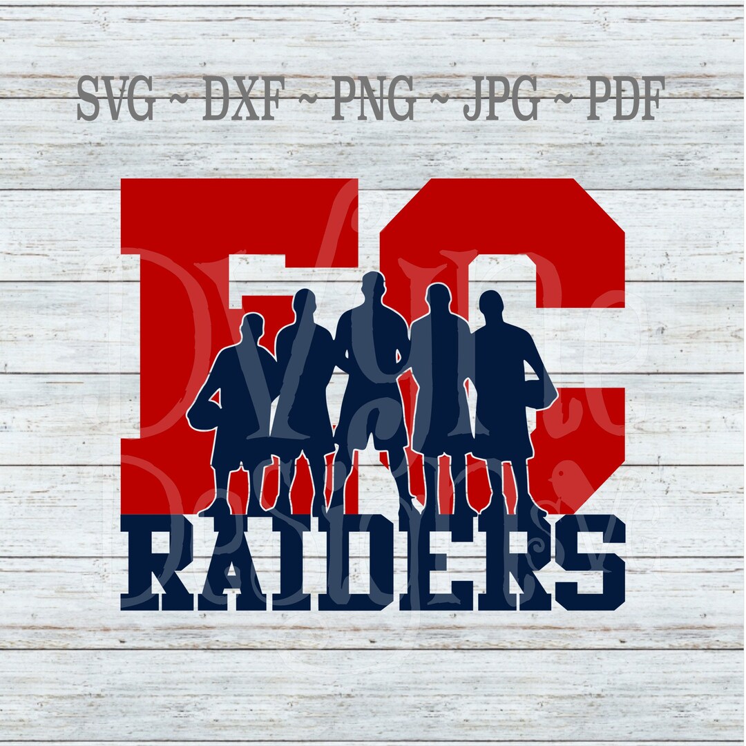 EC Raiders Basketball SVG Digital Download for Silhouette - Etsy