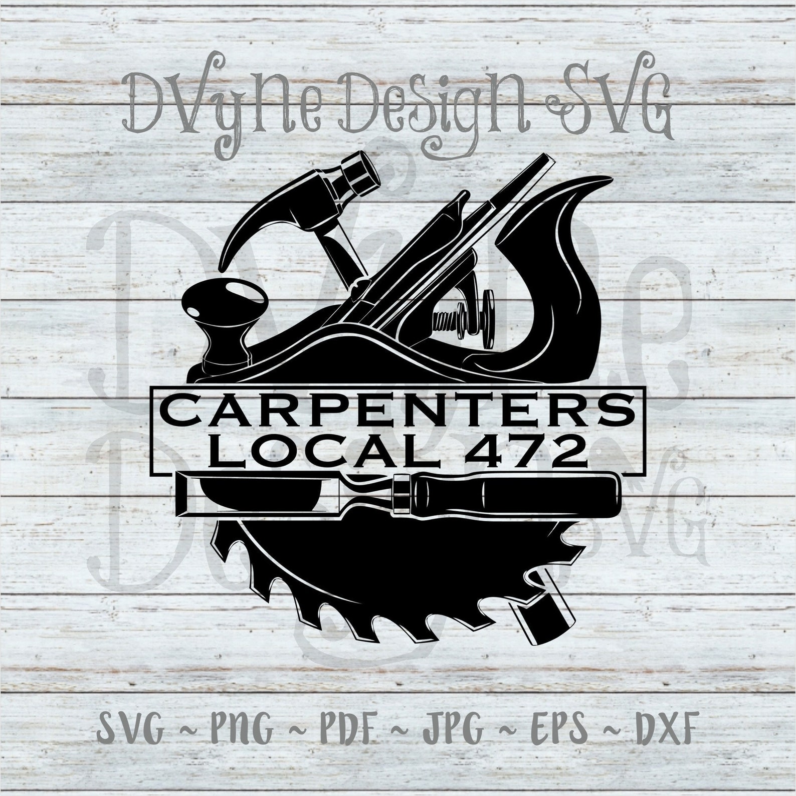 Carpenter SVG Carpenter's Union Local SVG for Silhouette - Etsy Canada