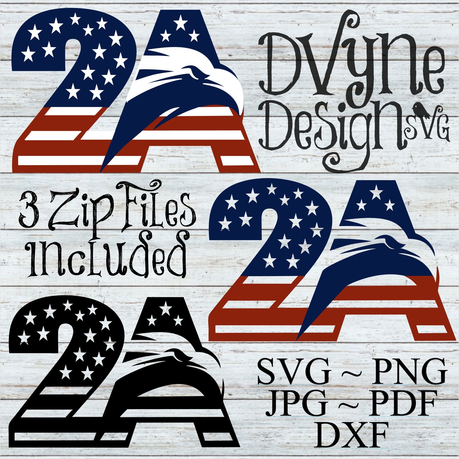 2nd Amendment SVG Patriotic Gun Rights Digital Download for | Etsy