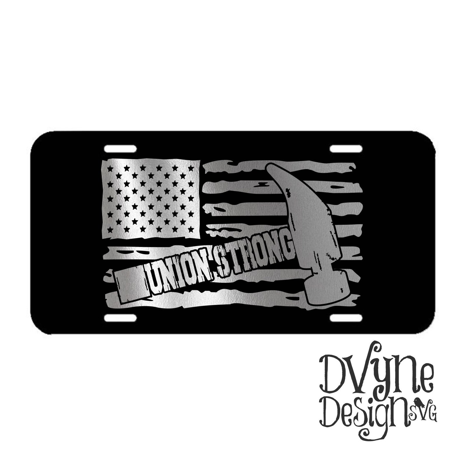 Carpenter Flag SVG Union Strong Hammer SVG for Silhouette or - Etsy