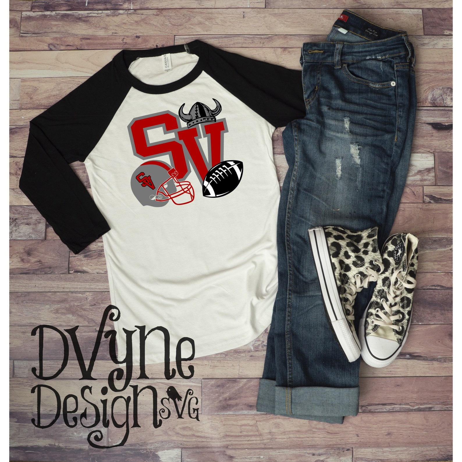 Symmes Valley Football SVG Digital Download for Silhouette - Etsy