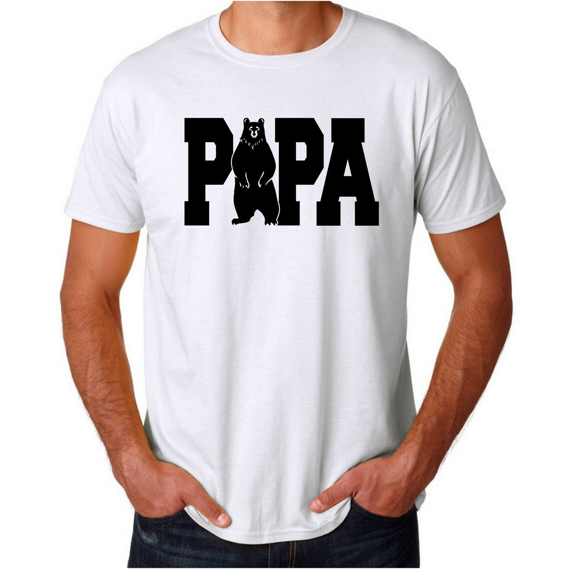 Papa Bear SVG Father's Day Gift Ideas Papa Father's - Etsy