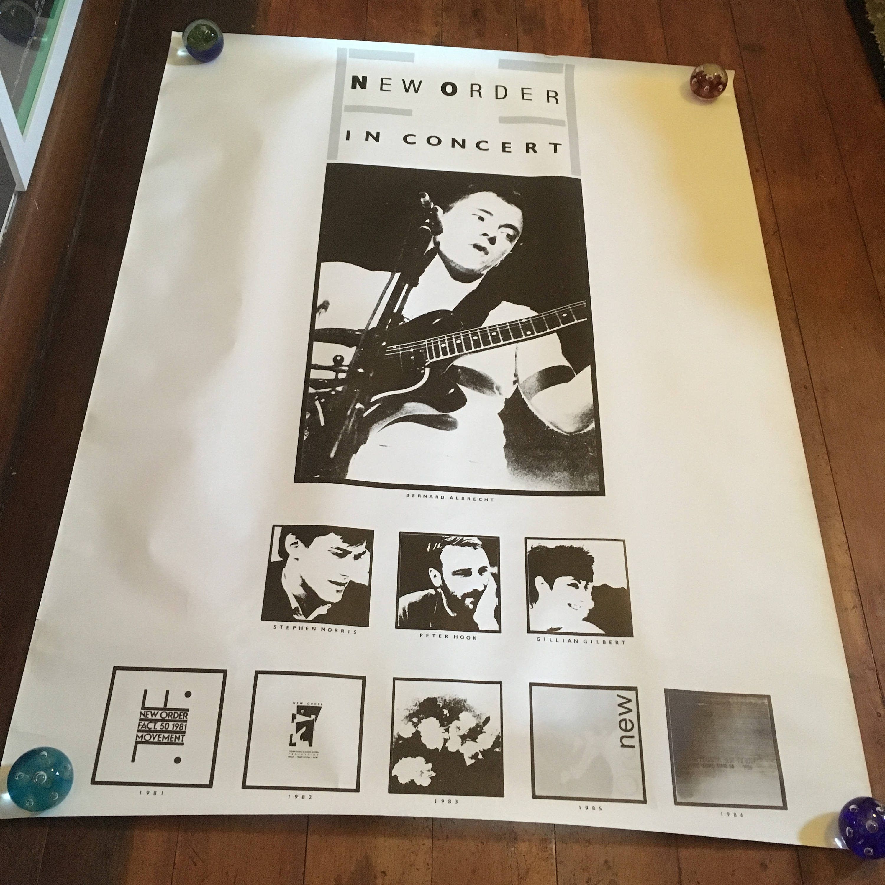 New Order in Concert 1986 Original Seltenes Vintage Musik | Etsy