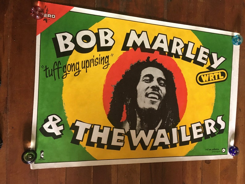 Bob Marley And The Wailers Tuff Gong Uprising 1980 Etsy