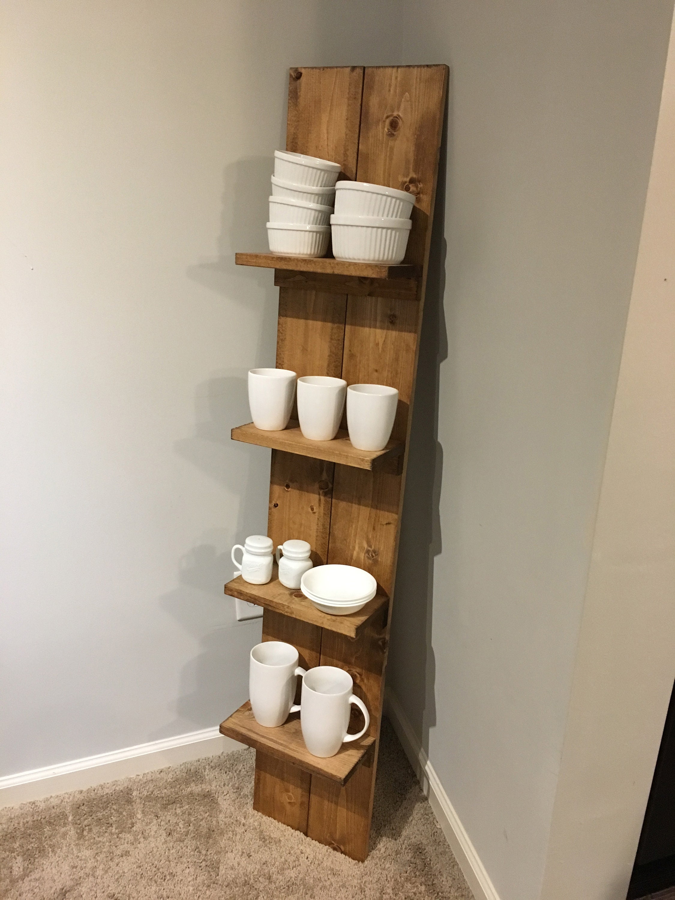 Barn Style Corner Shelf | Etsy