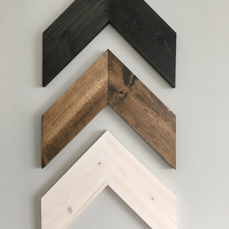 Chevron Wall Decor - Etsy