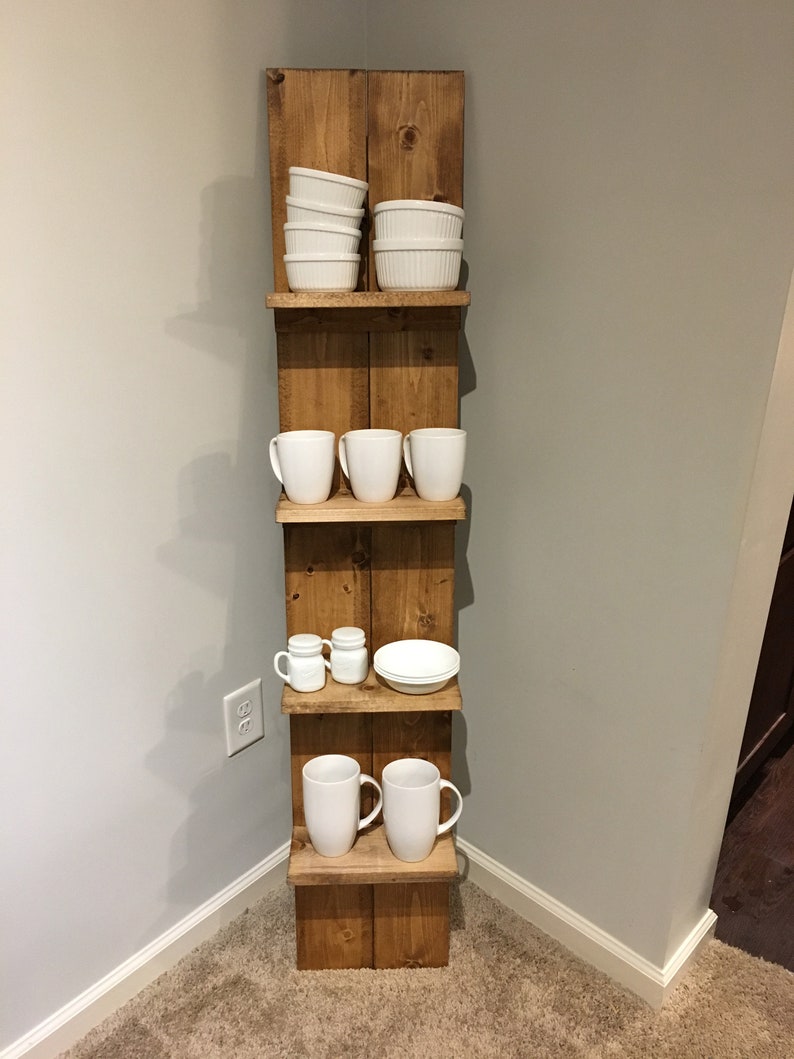 Barn Style Corner Shelf - Etsy