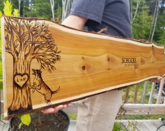 Live Edge Wedding Signs | Etsy