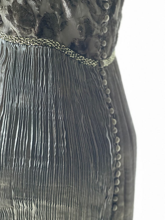 Rare Vintage Patricia Lester silk Fortuny style pleat… - Gem
