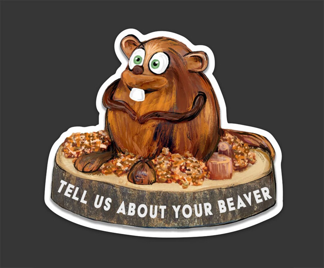 Tell Us About Your Beaver Sticker - Etsy
