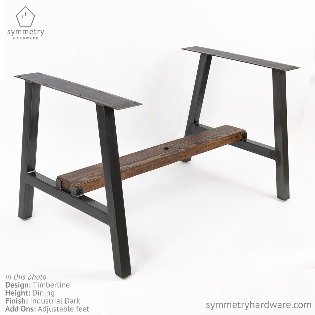 The 'timberline' Custom Metal Table Base Dining - Etsy UK
