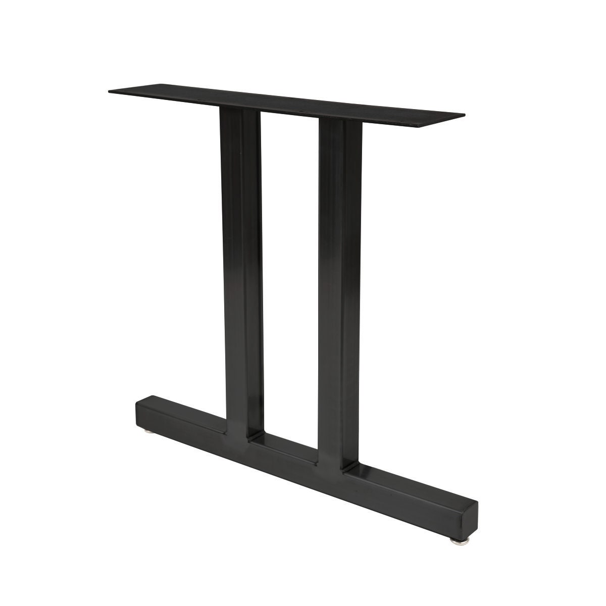 The 'duet' Metal Dining Table Leg: MATTE BLACK, Steel Table Leg for DIY ...