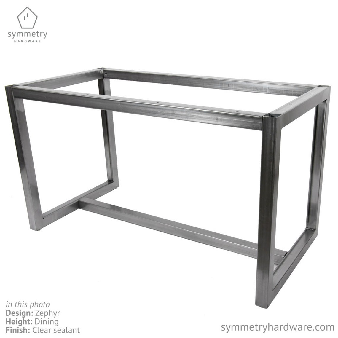 The 'zephyr' Full Frame Metal Table Base Dining - Etsy