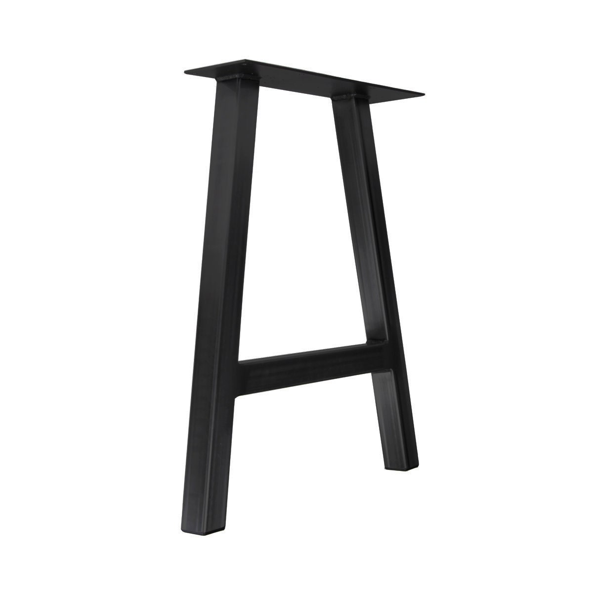 The 'a-frame' Metal Table Leg: MATTE BLACK, Dining, Bar or Coffee Steel ...