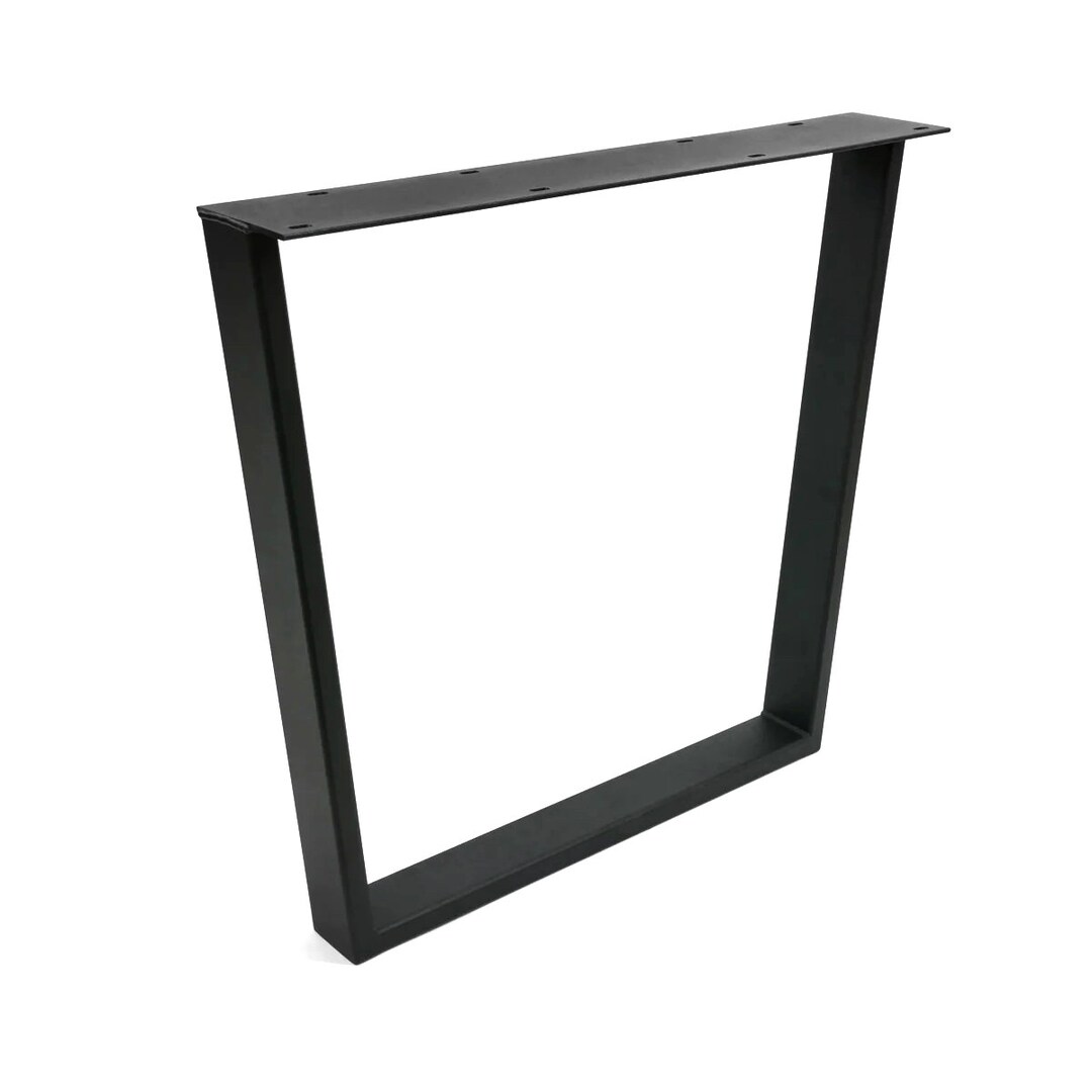The 'metro' Metal Table Leg: MATTE BLACK, Dining Coffee or Bar Table ...