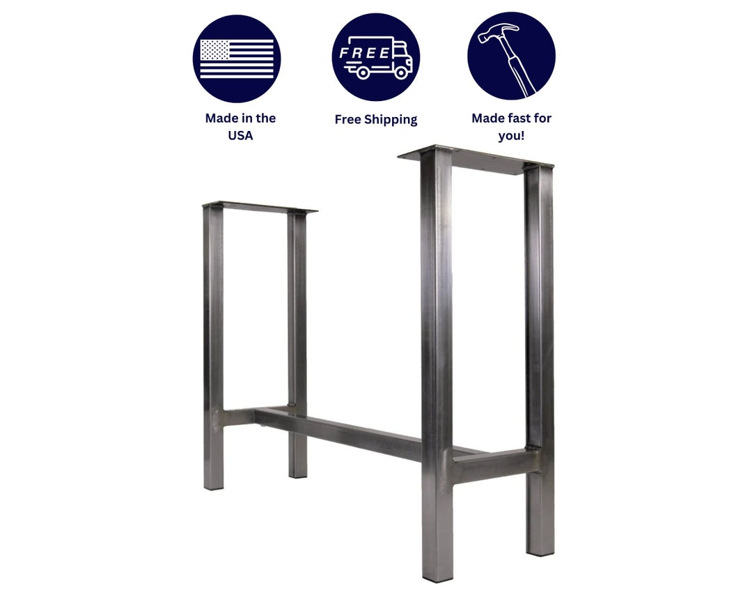 The 'chassis' Custom Metal Table Base Steel Console - Etsy Canada