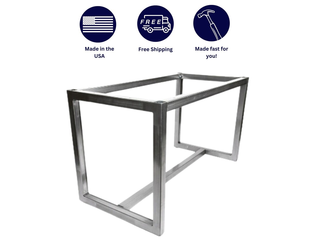 The 'zephyr' Full Frame Metal Table Base: MATTE BLACK, Bar or Dining ...