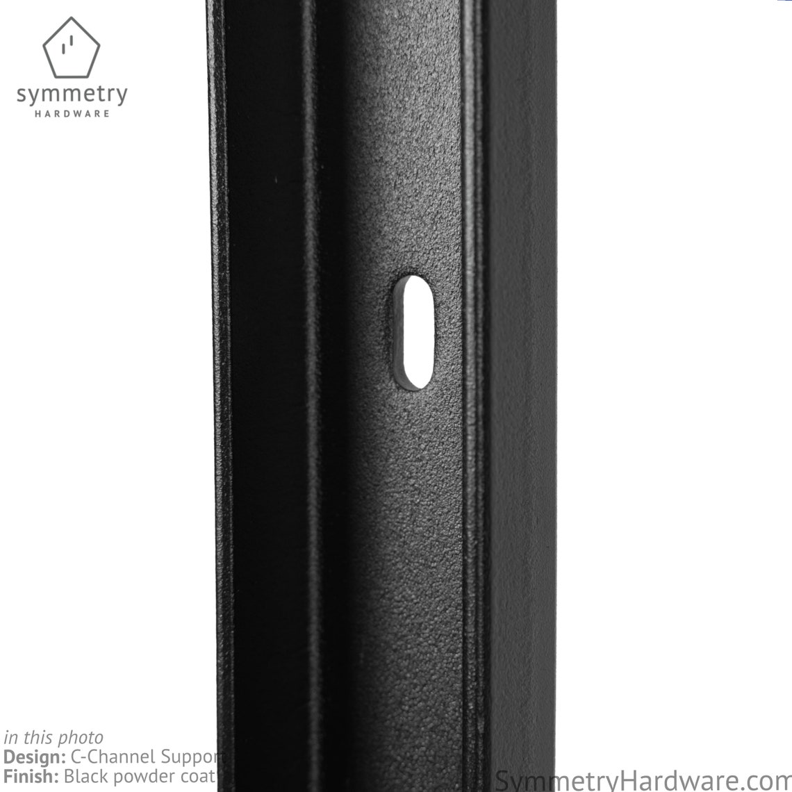 C-channel Support Bracket to Prevent Warping and Sagging of Wood Table ...