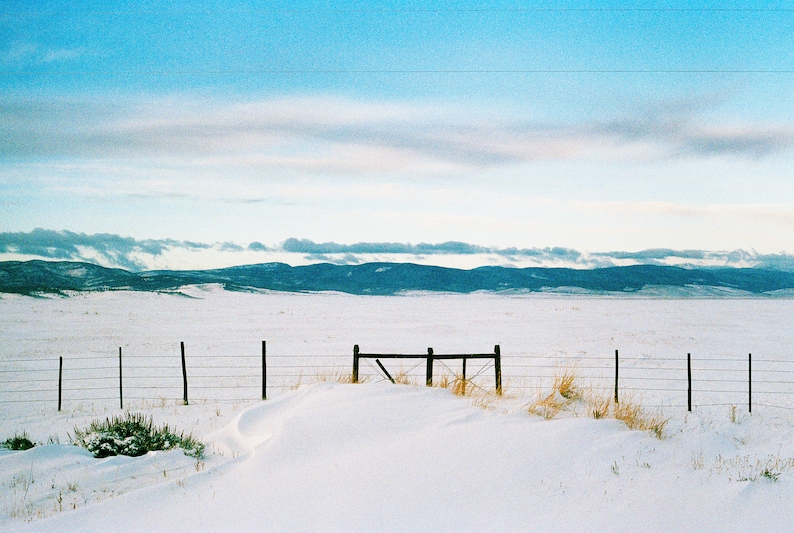 Bitterroot Valley Snow, Montana Landscape Photo, Bitterroot Valley ...
