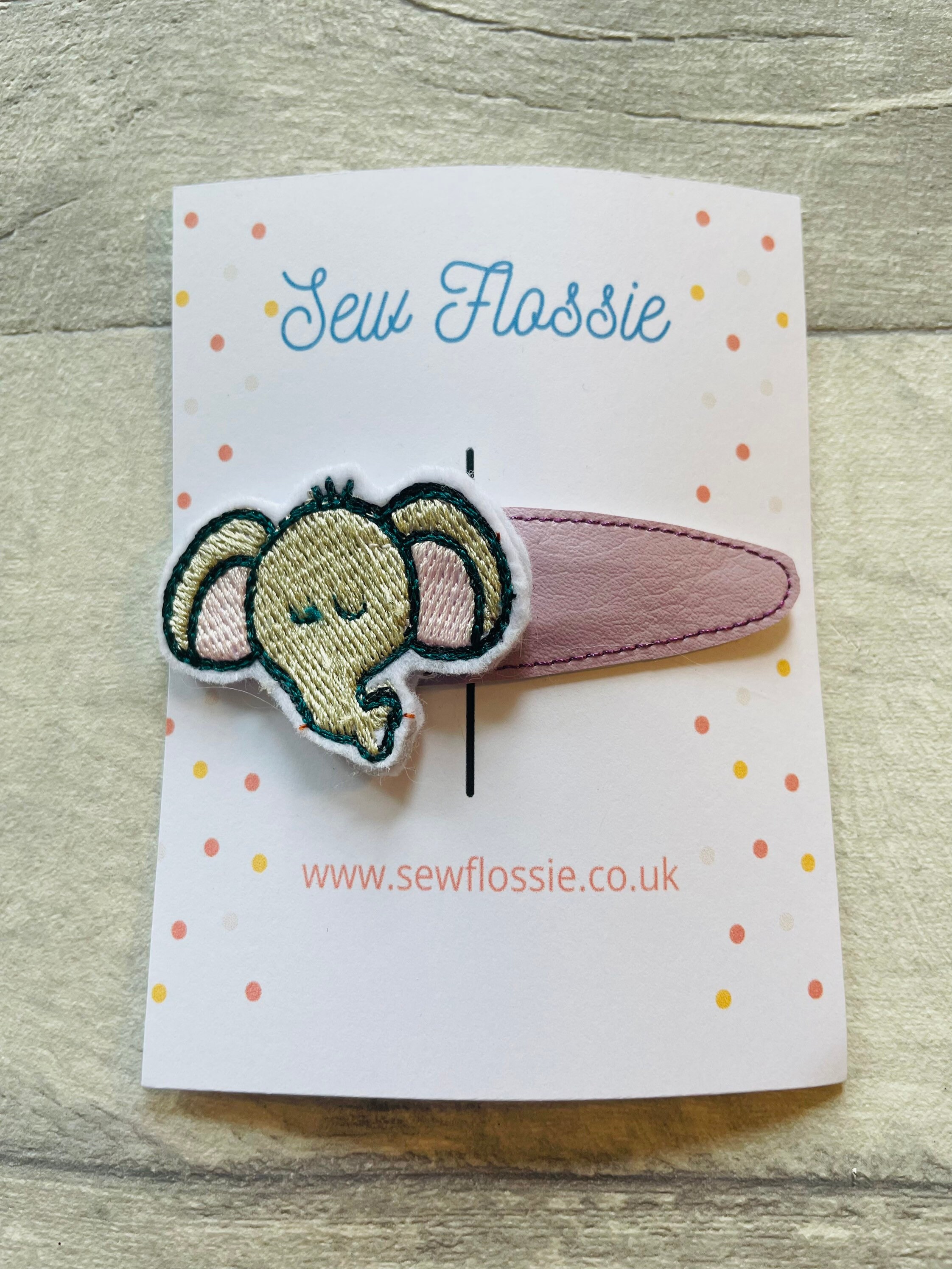 Animal Hair Clip Embroidered Hair Clip Cute Hair Clip Girly - Etsy