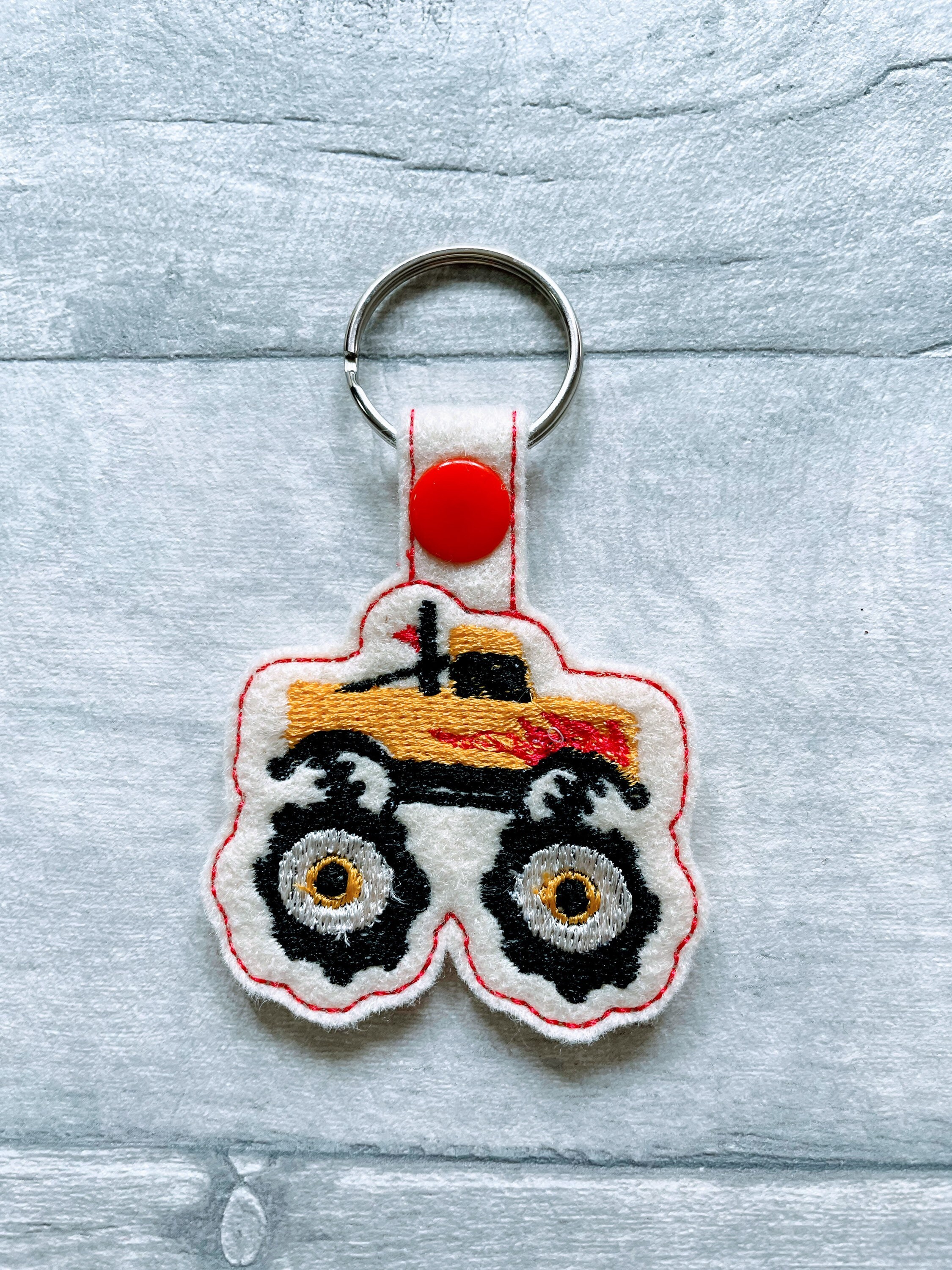 Monster Truck Keychain for Boys Truck Keyring Fun Childrens - Etsy