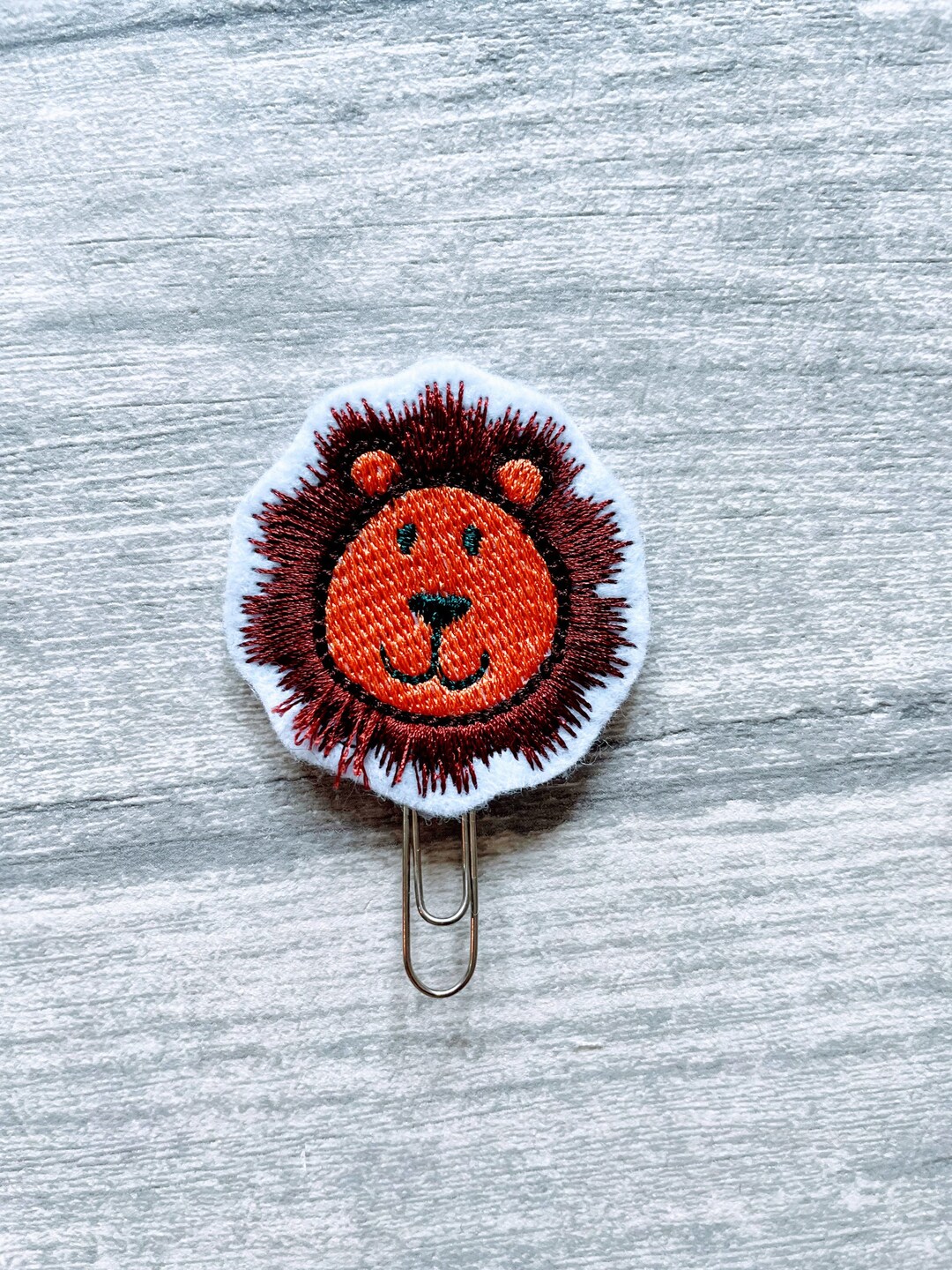 Lion Planner Clip Journal Clip Fun Lion Paper Clip Animal - Etsy