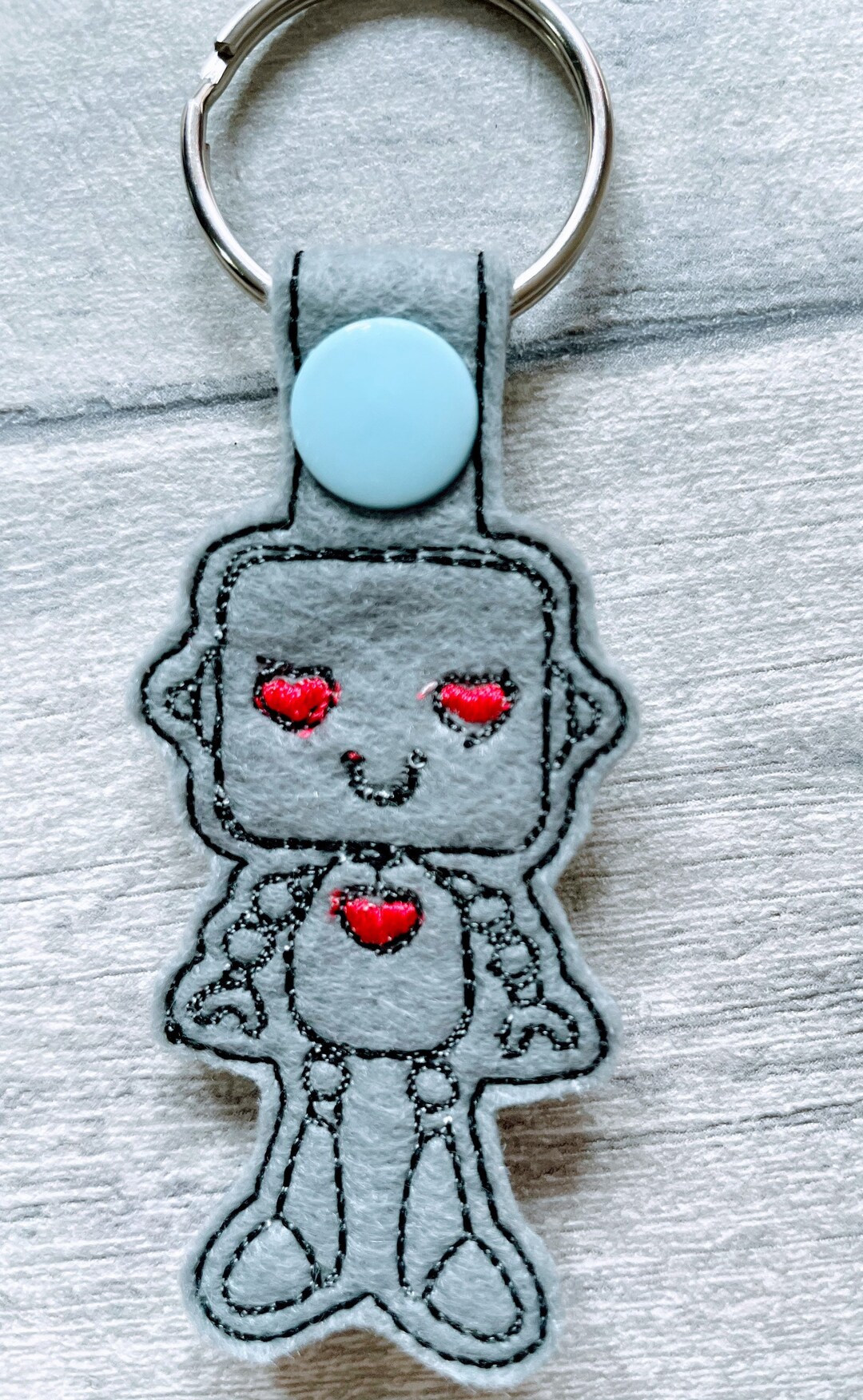 Robot Keychain for Boys, Felt Robot Keyring, Fun Childrens Keyrings ...
