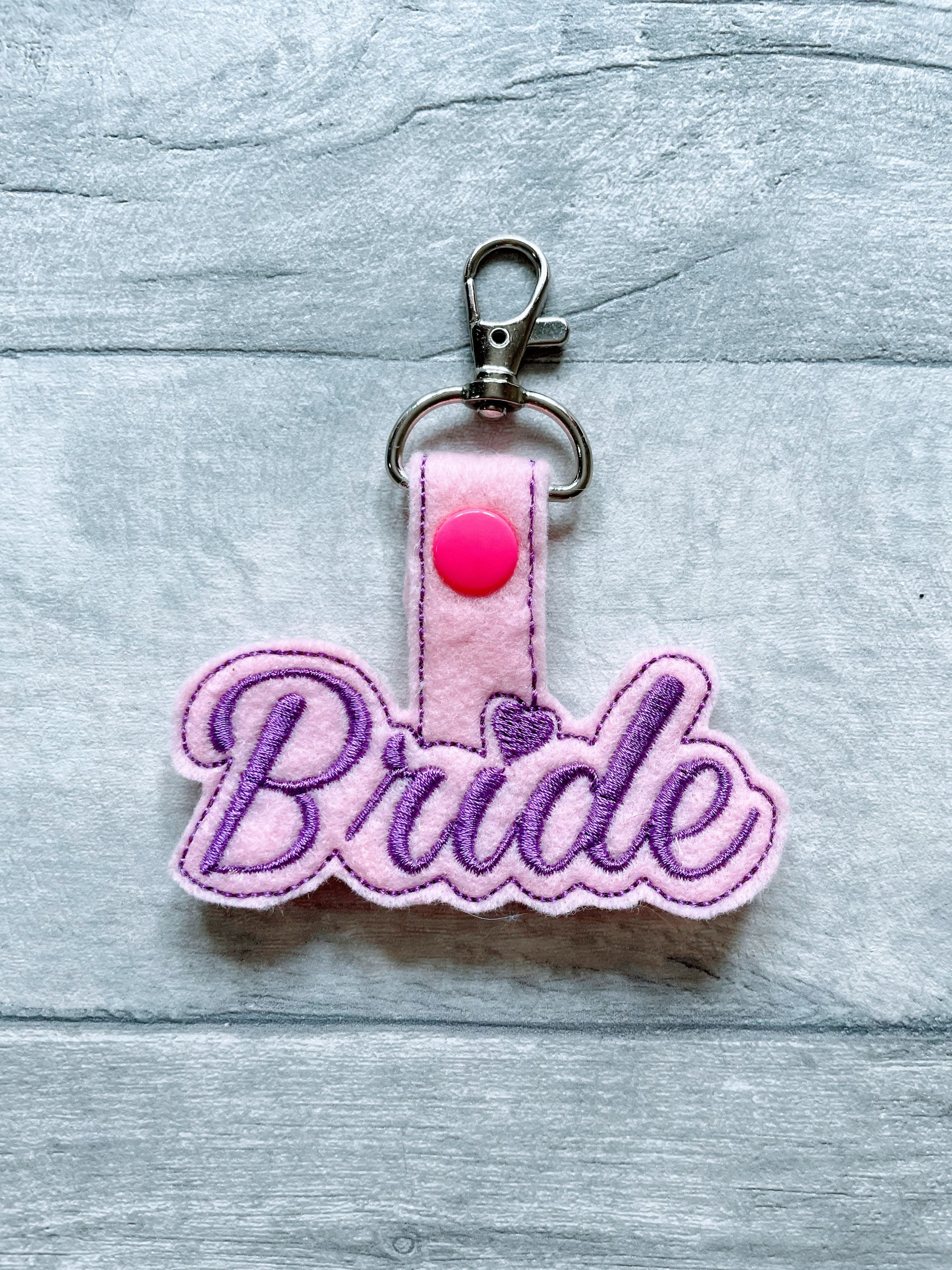 Bride Felt Keyrings Hen Night Bag Charms car Keys Fun - Etsy