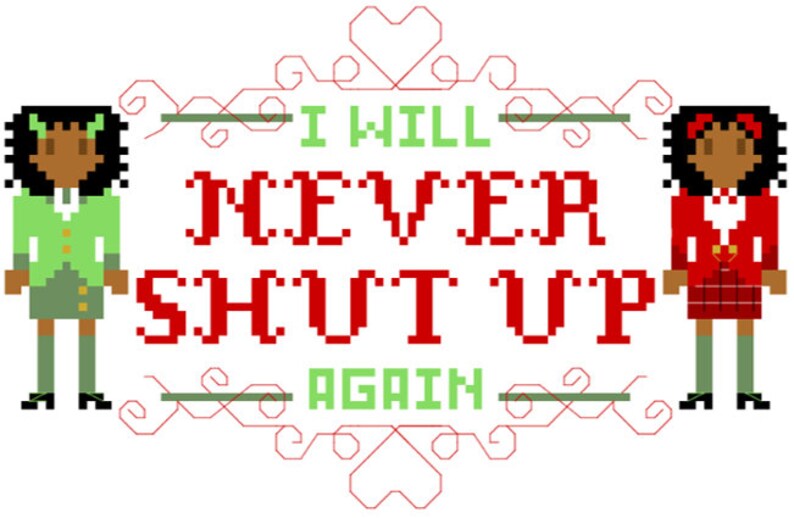 Heather Duke Cross Stitch Pattern Heathers the Musical - Etsy