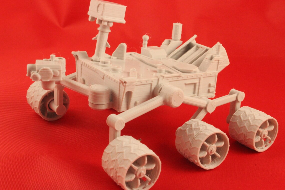 Curiosity Mars Rover 3D Printed Model - Etsy UK