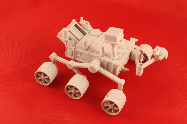 Curiosity Mars Rover 3D printed model | Etsy