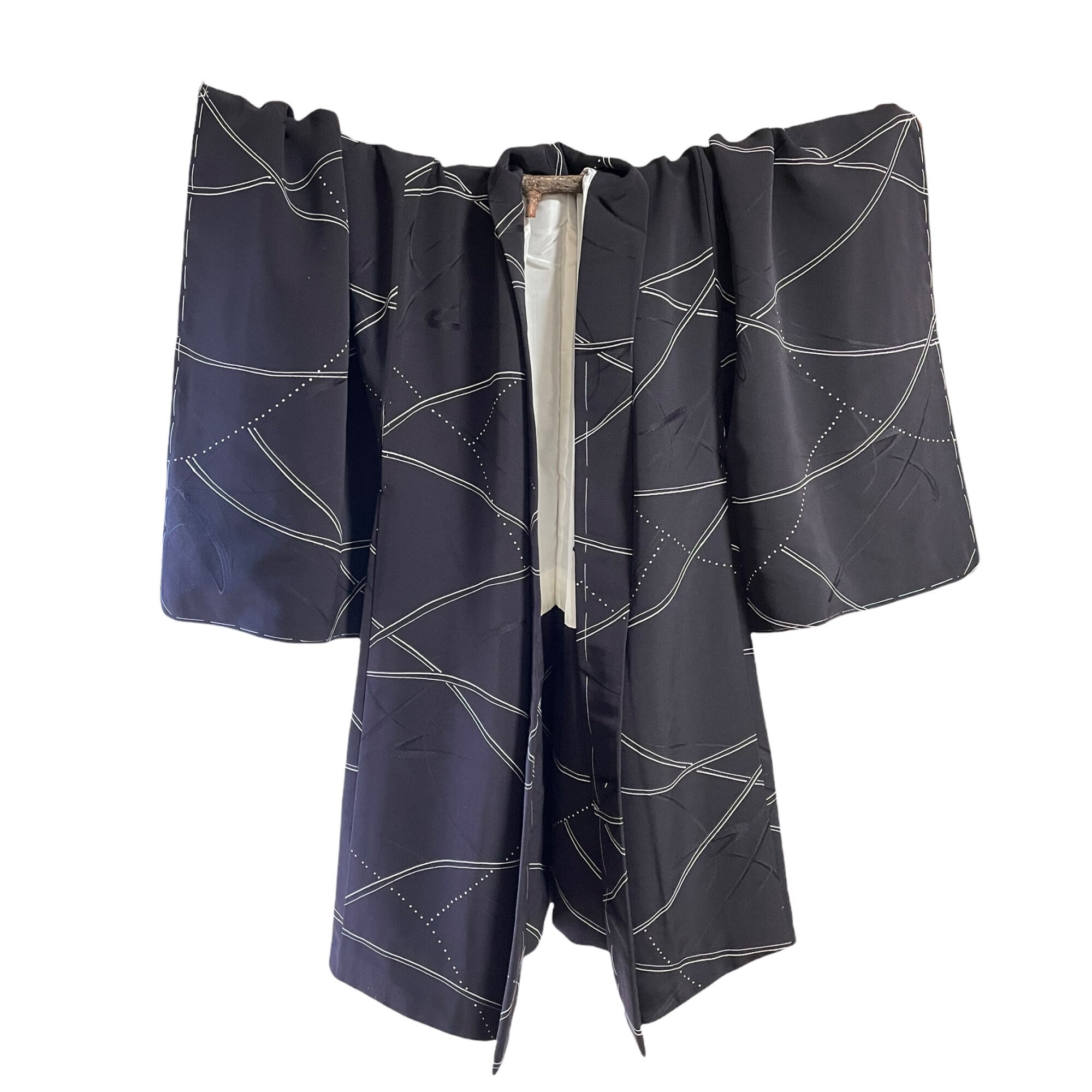 Black Haori Haori Jacket Japanese Haori Boho Kimono Kimono - Etsy
