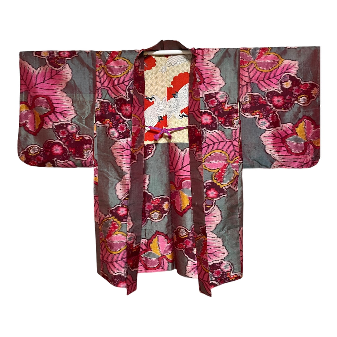 Long Haori Silk Meisen Haori Japanese Haori Haori Long - Etsy