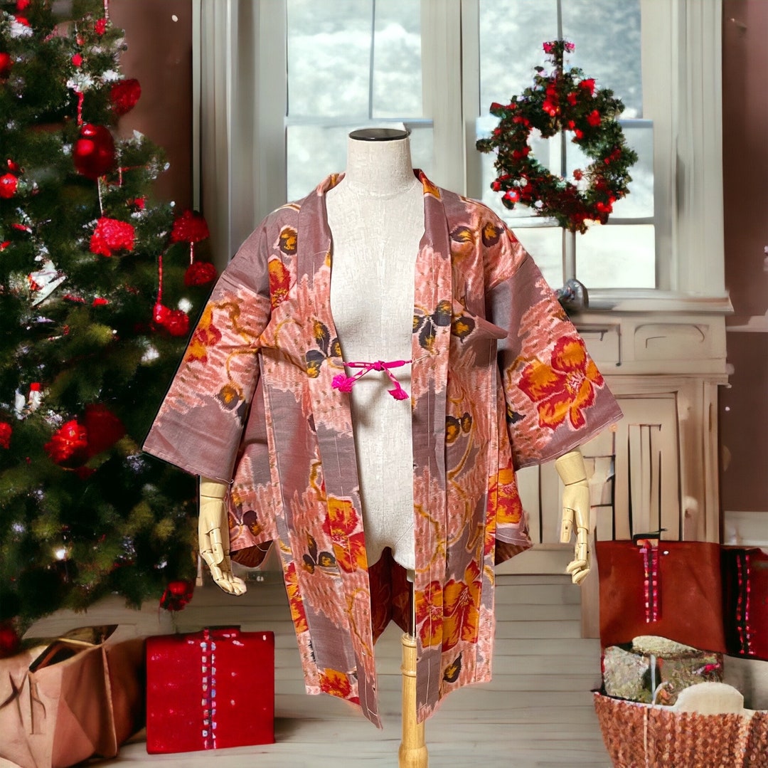 Long Haori Silk Meisen Haori Japanese Haori Haori Long - Etsy