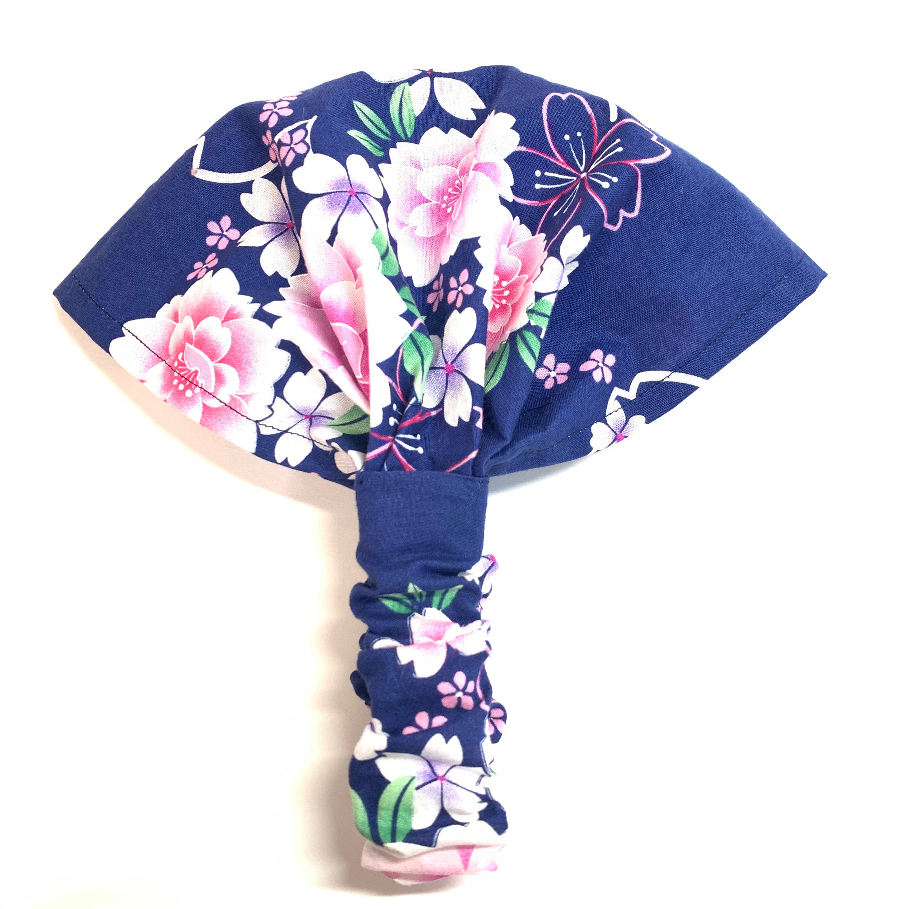 Japanese Yukata Facial Mask and Head Scarf Set , Kawaii Head Turban ...