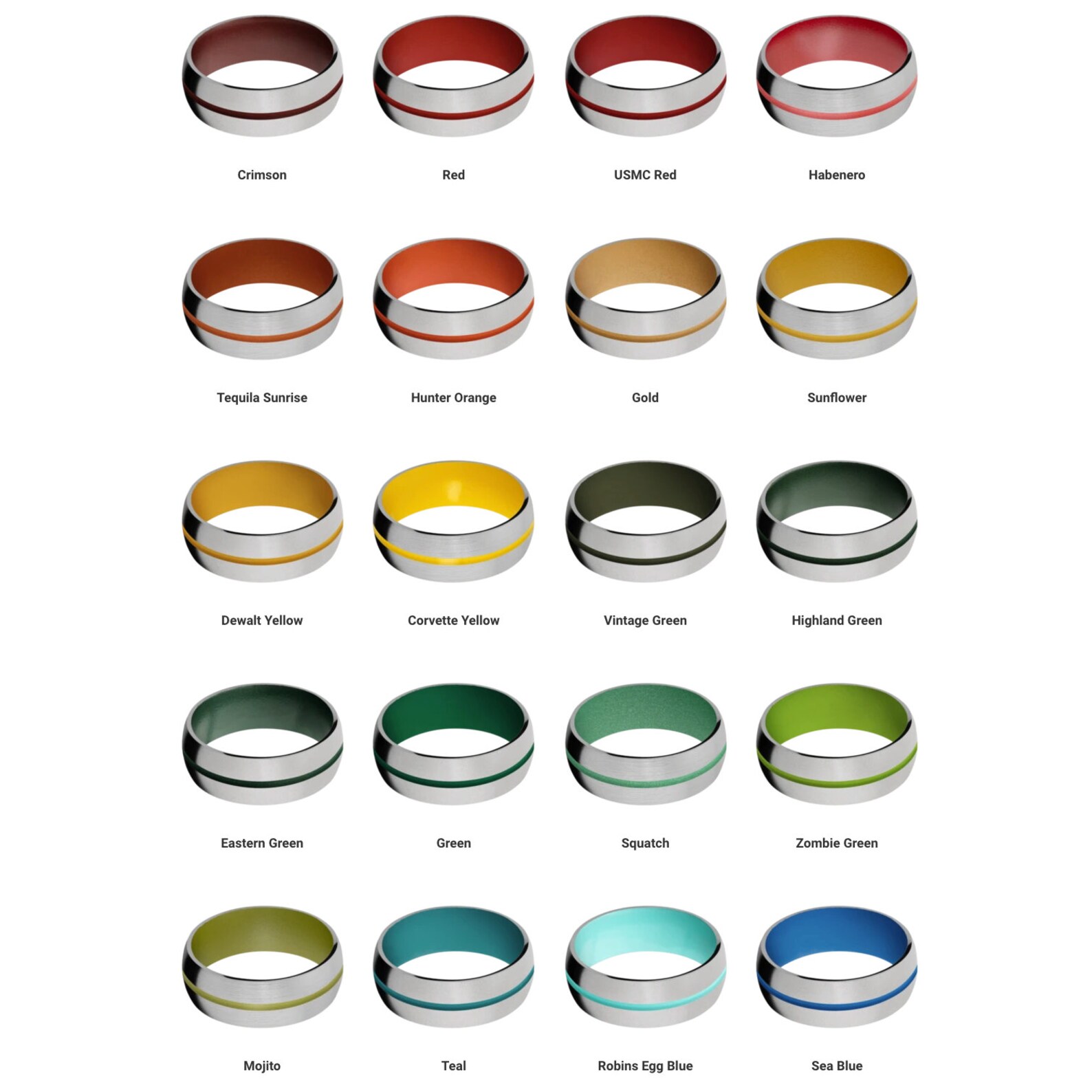 Black Zirconium Hot Rod White Wall Tire Spinner Ring With - Etsy