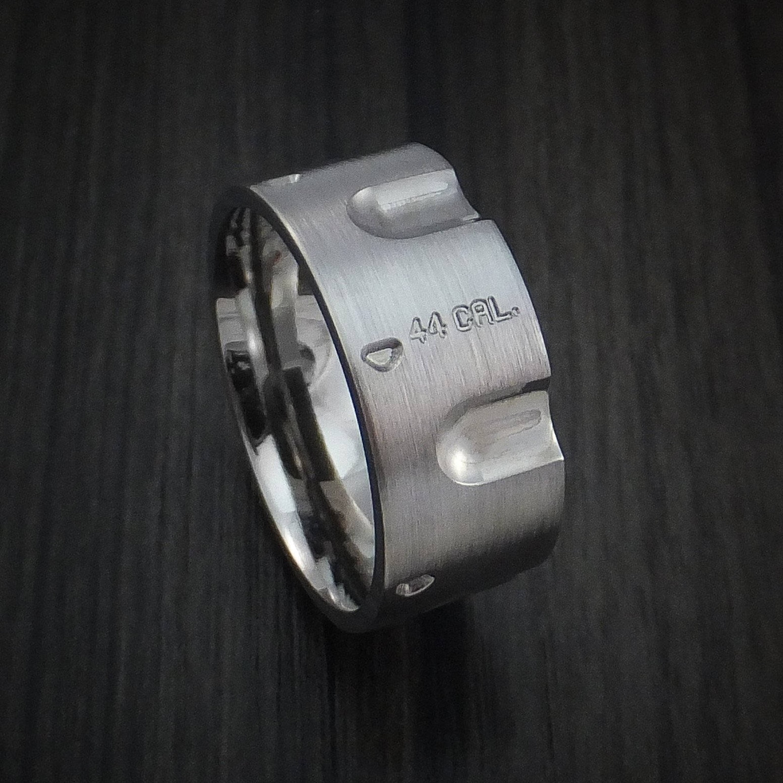 Titanium Revolver Ring .44 Caliber Custom Made Band - Etsy