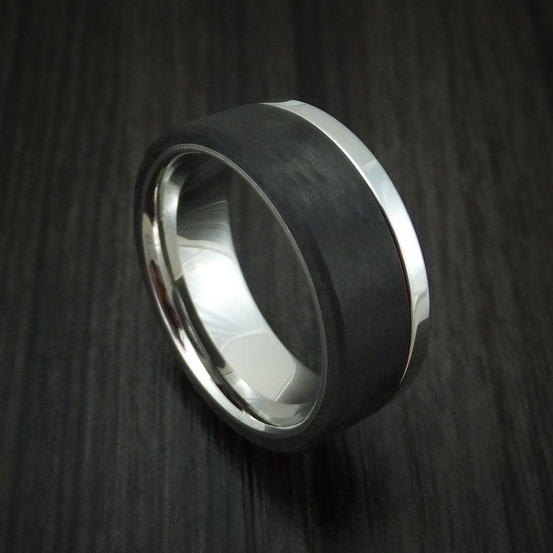 Cobalt Chrome and Carbon Fiber Band Custom Made - Etsy