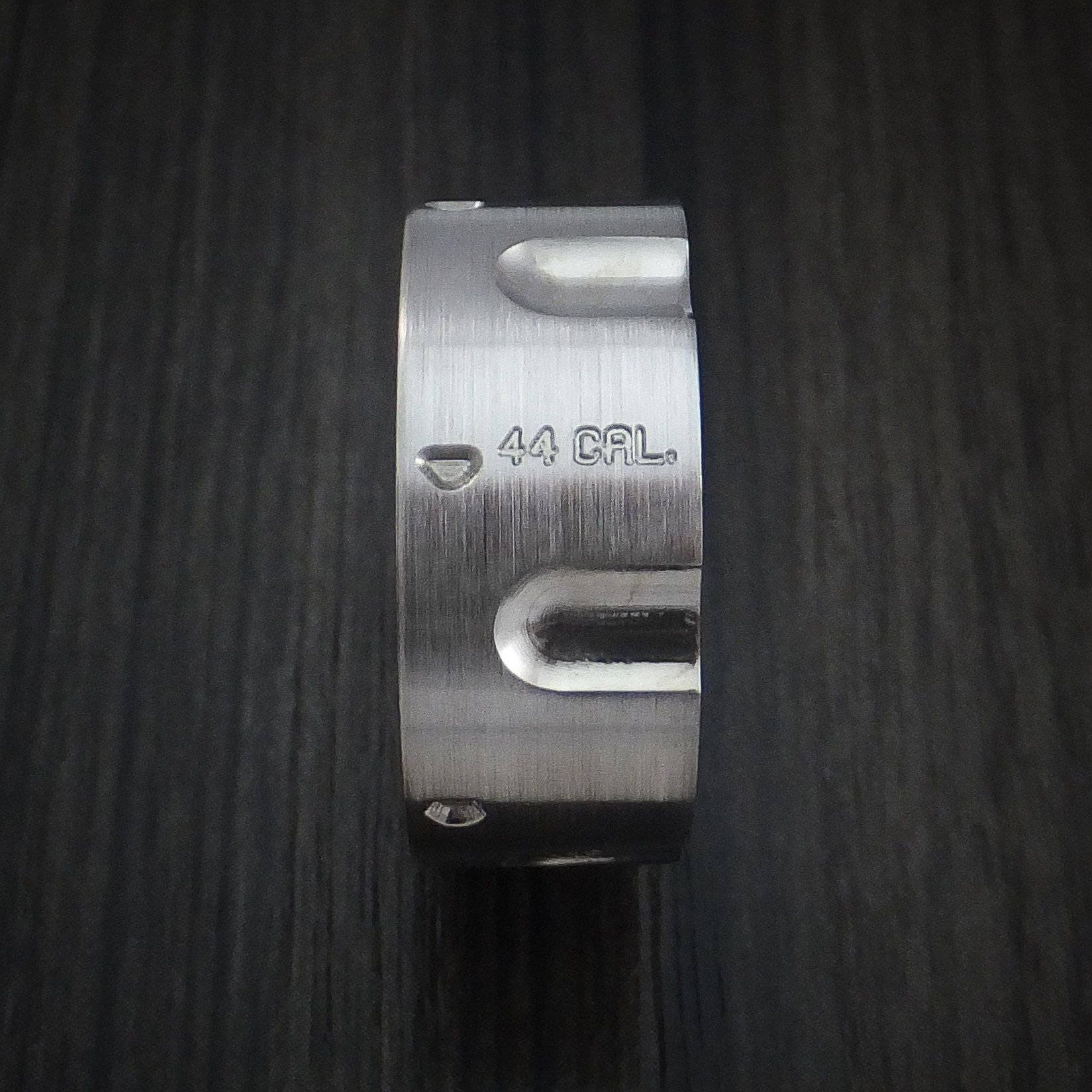 Titanium Revolver Ring .44 Caliber Custom Made Band - Etsy