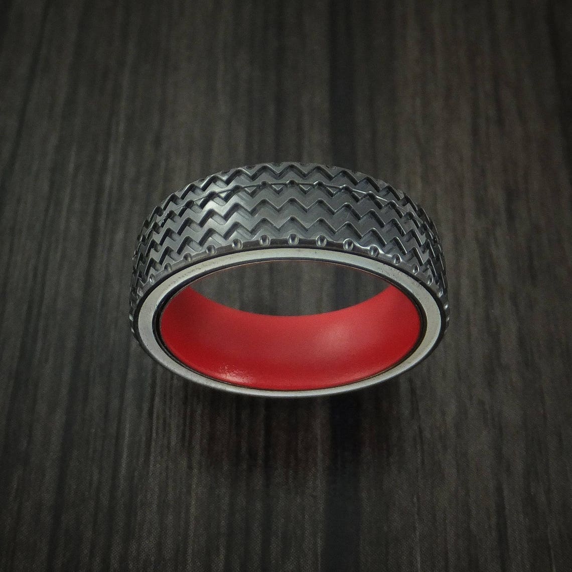 Black Zirconium Hot Rod White Wall Tire Spinner Ring With Cerakote ...