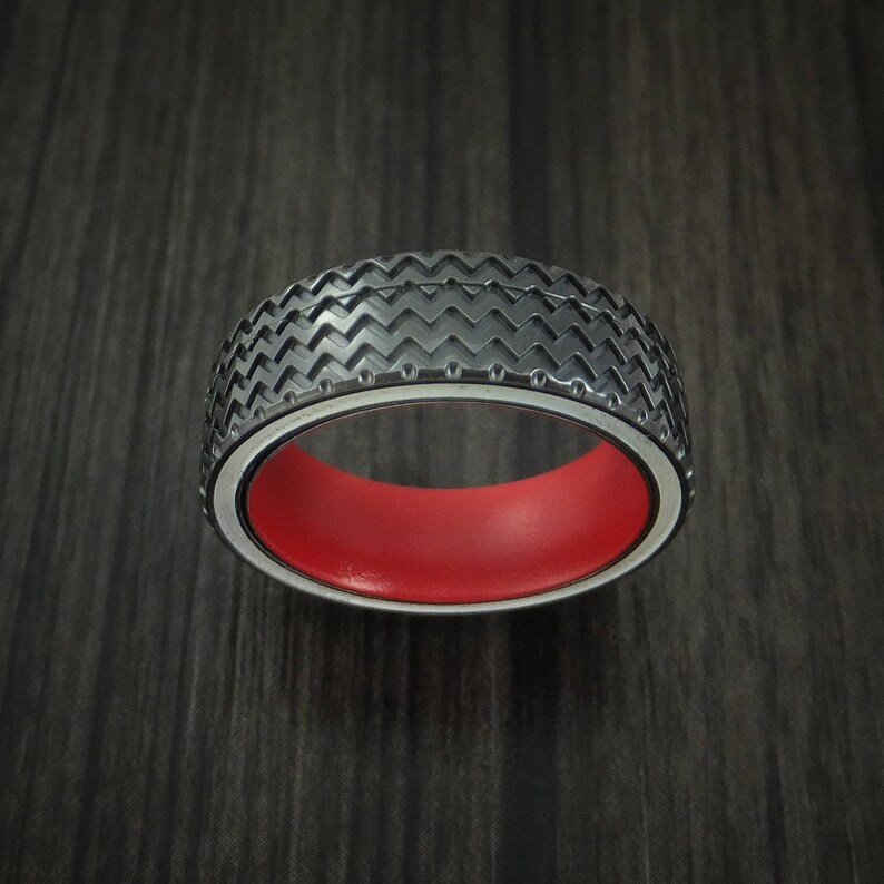 Black Zirconium Hot Rod White Wall Tire Spinner Ring With Cerakote ...